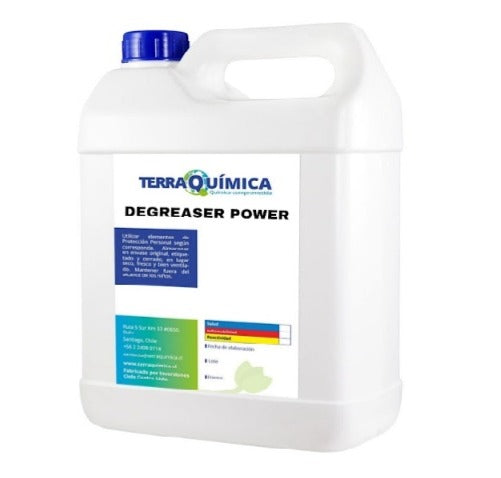 DEGREASER POWER | Desengrasante Industrial Líquido de Alto Rendimiento – Terraquimica